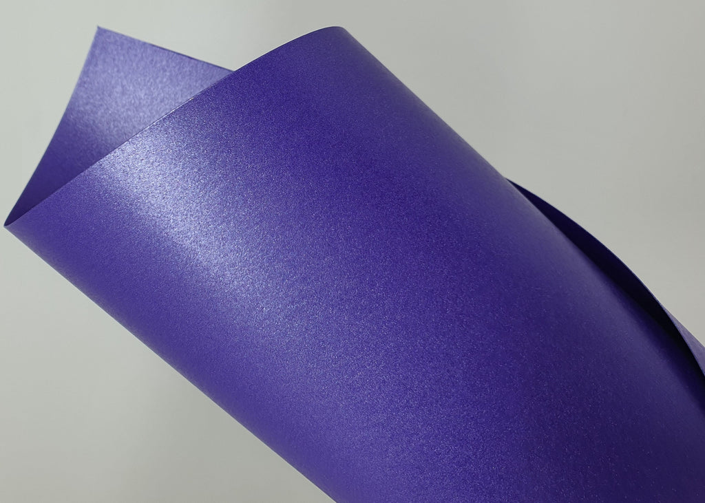 Papel Perolado Neon Roxo (Colorido Na Massa) 20 folhas A4 - 180g ...